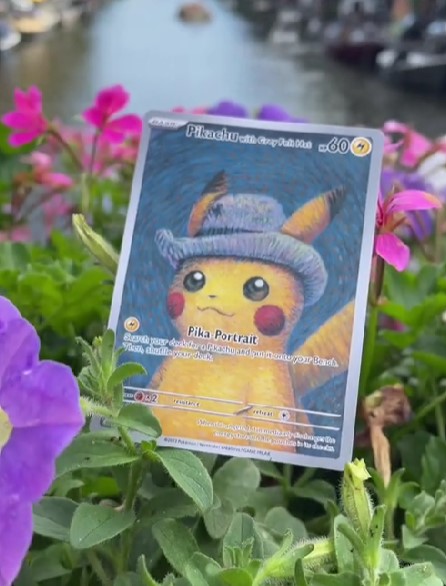 Pikachu Ban Gogh - Volupt Art